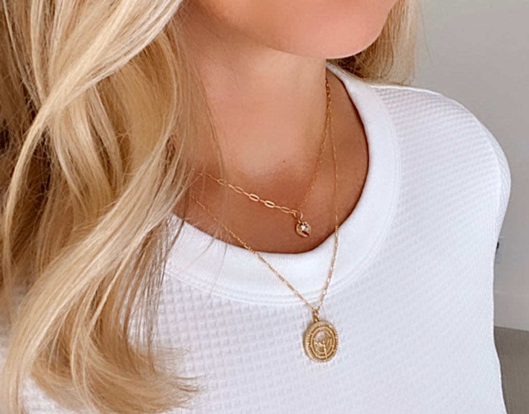 Gold Minimalist Pendant Necklaces - Mini Angels Wings - Angel Spirit D ...